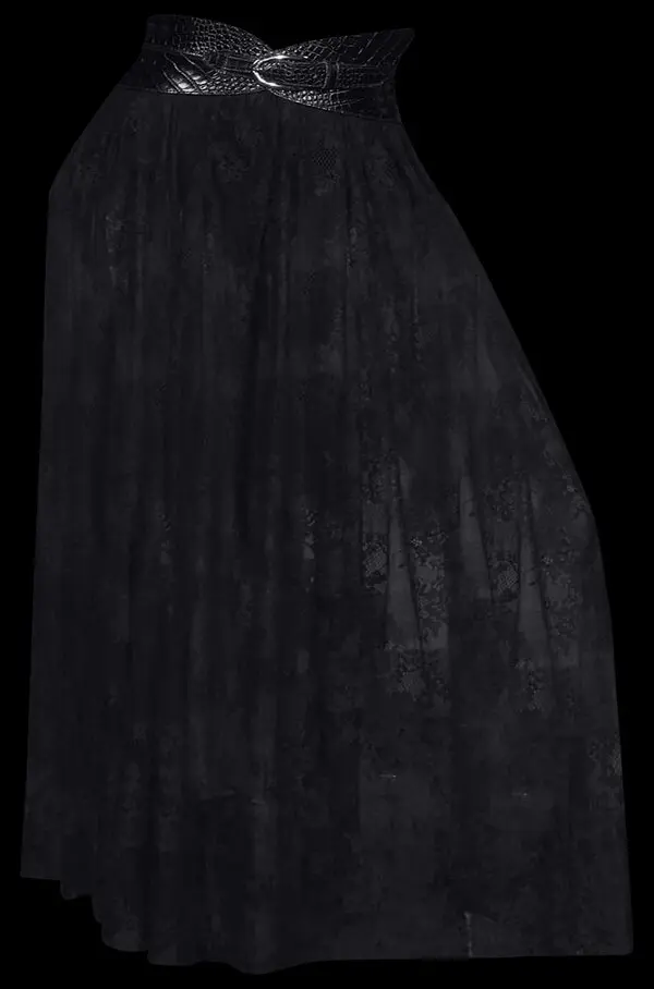 L'Agence Alona Lace Maxi Skirt