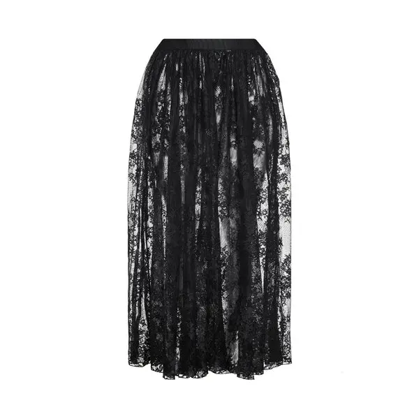 L'Agence Alona Lace Maxi Skirt