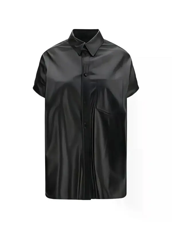 Balenciaga Pocket Mini Shirt Dress - Black