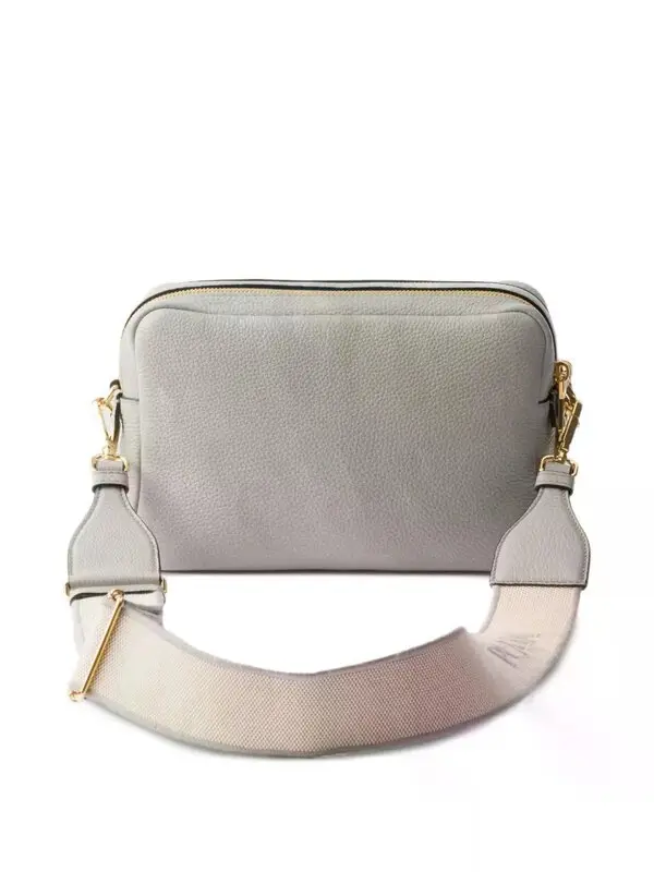Prada Small Shoulder Bag With Logo - Grey