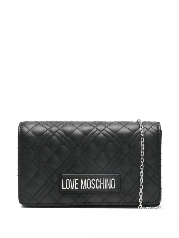 Moschino Chain-strap Shoulder Bag - Black