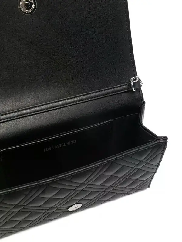 Moschino Chain-strap Shoulder Bag - Black