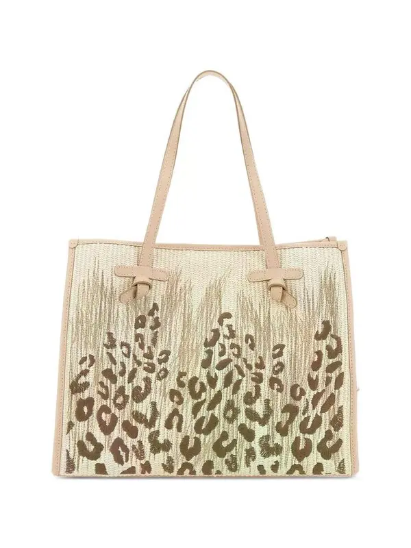 GIANNI CHIARINI Marcella Animal-print Shoulder Bag