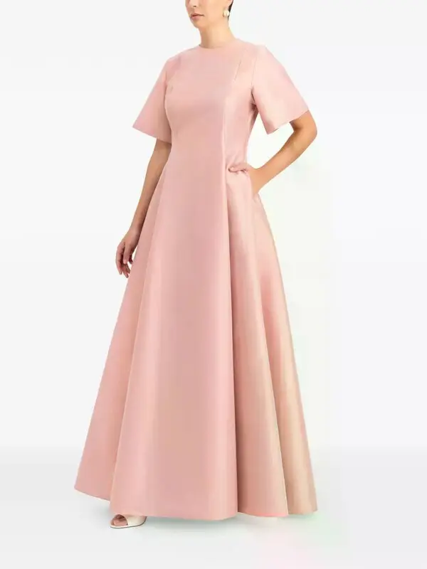 Bernadette Madeline Flared Maxi Dress - Pink