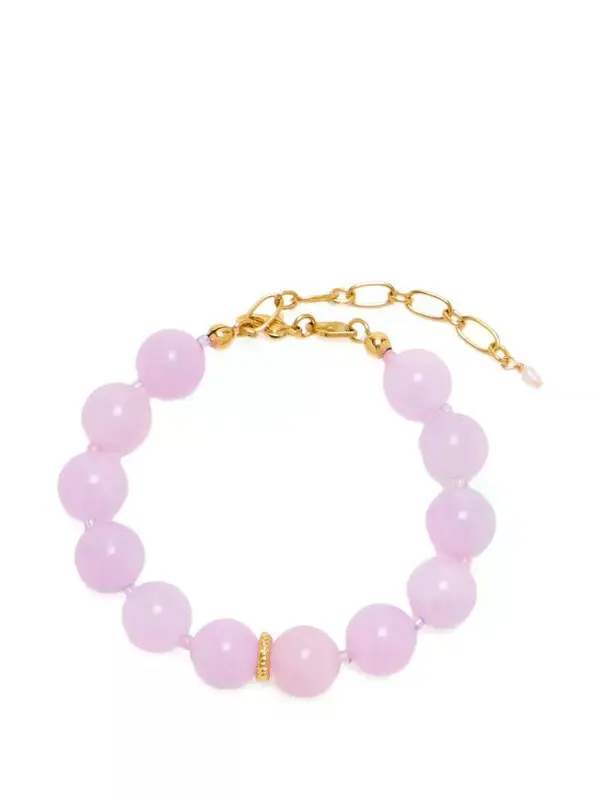 Anni Lu Ball Beaded Chain Bracelet - Purple