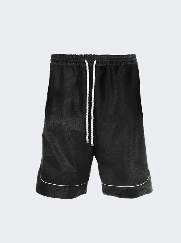 NAHMIAS Leather Basketball Shorts