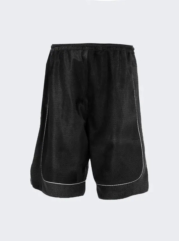 NAHMIAS Leather Basketball Shorts