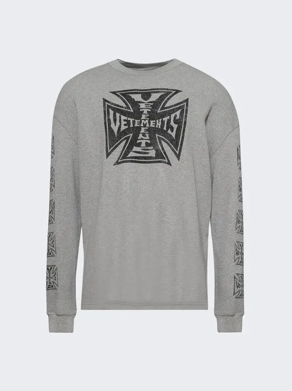 Vetements Waffle Long Sleeve Tee