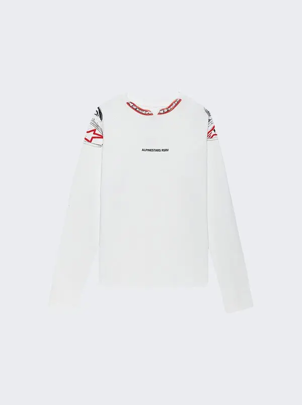 ALPINESTARS RSRV Rsrv Split Collar Long Sleeve Jersey - White