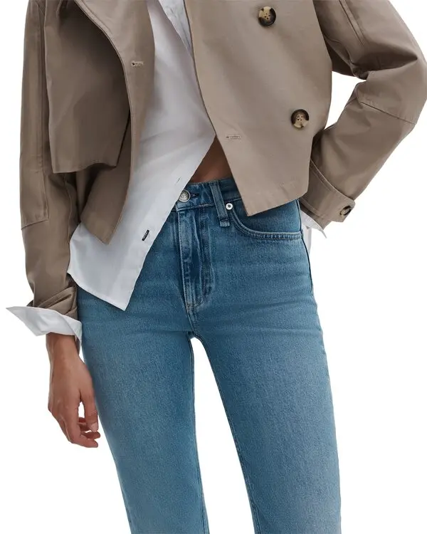 Rag & Bone Peyton Mid-rise Bootcut Jeans - Everglade