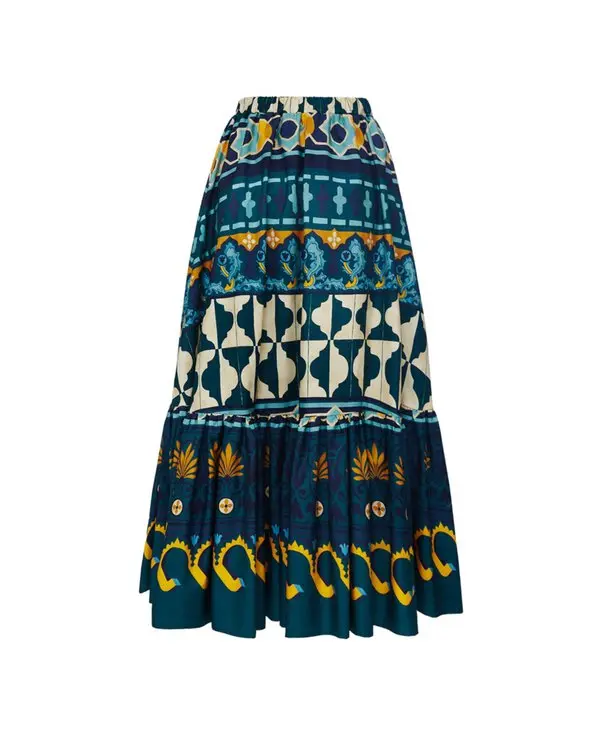 La DoubleJ Sunset Printed Skirt