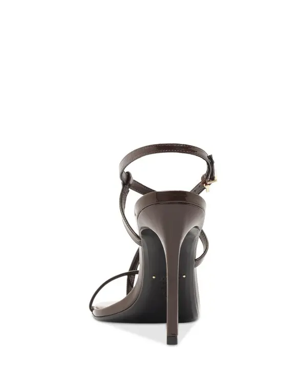 Schutz Azure Patent Leather High Heel Sandals - Maplewood
