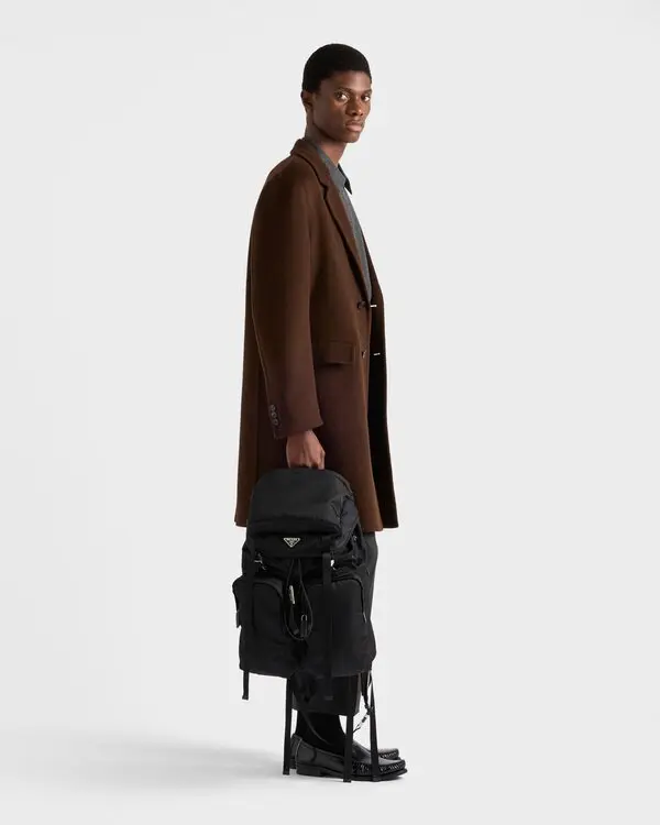 Prada Re-nylon And Saffiano Leather Backpack