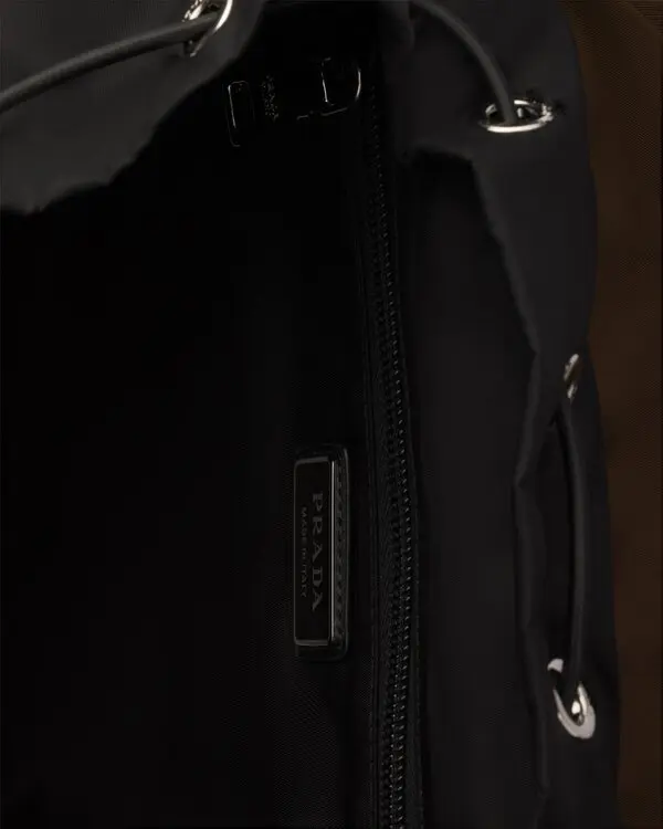 Prada Re-nylon Backpack - Black