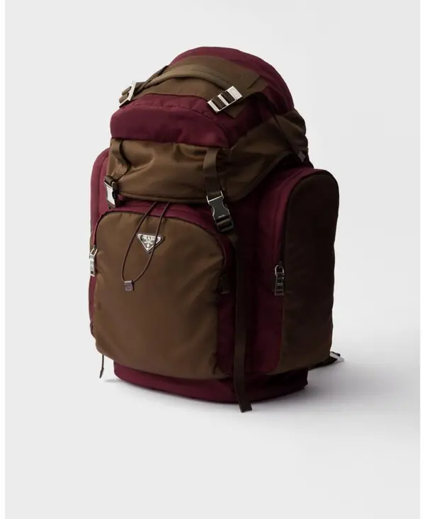 Prada Re-nylon Backpack - Burgundy
