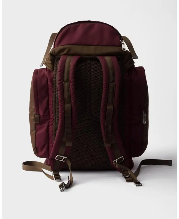 Prada Re-nylon Backpack - Burgundy