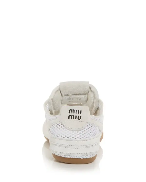 Miu Miu Allacciate Mesh Sneakers