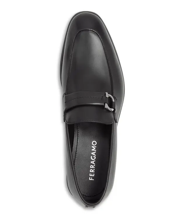 FERRAGAMO Turner Gancini Loafers - Nero