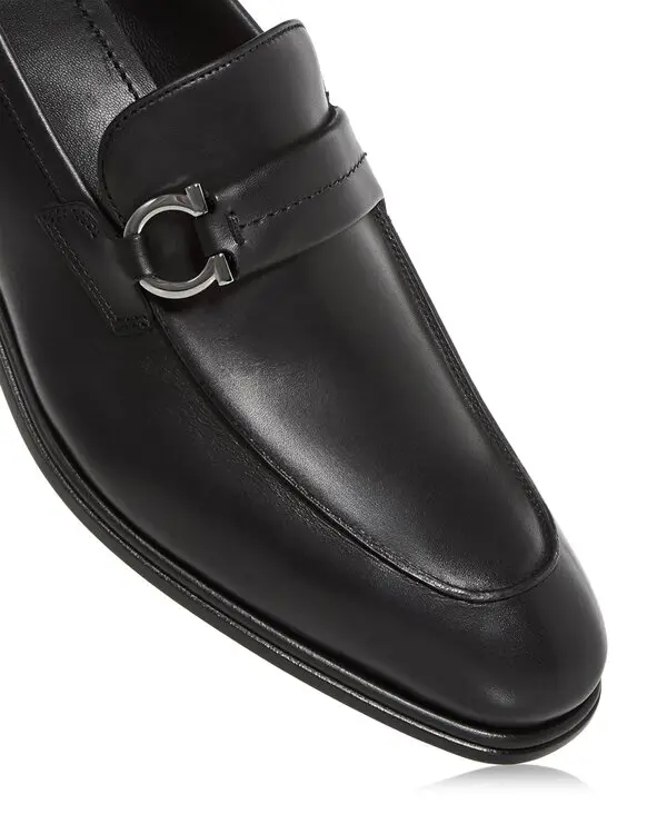 FERRAGAMO Turner Gancini Loafers - Nero