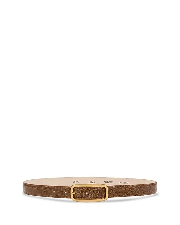 AUREUM No. 19 Leather Belt - Tuscan