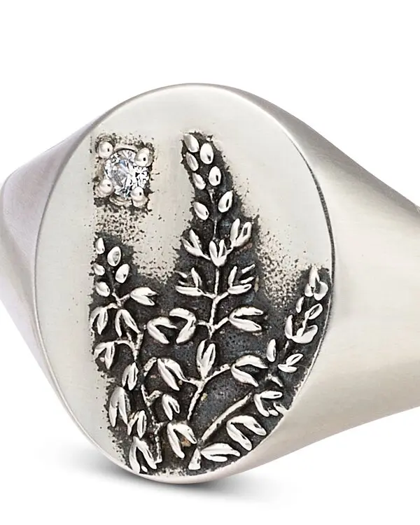 SERGE DENIMES Heather Signet Ring