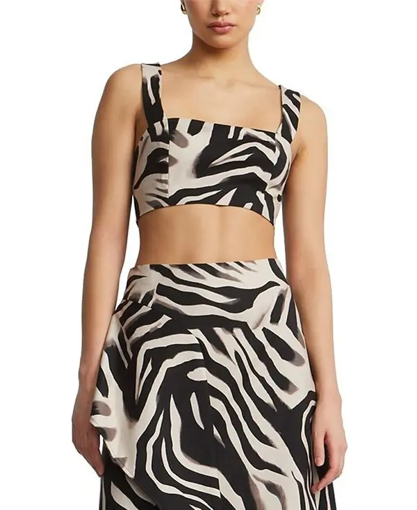 Bcbgmaxazria Printed Bralette - Zebra Print
