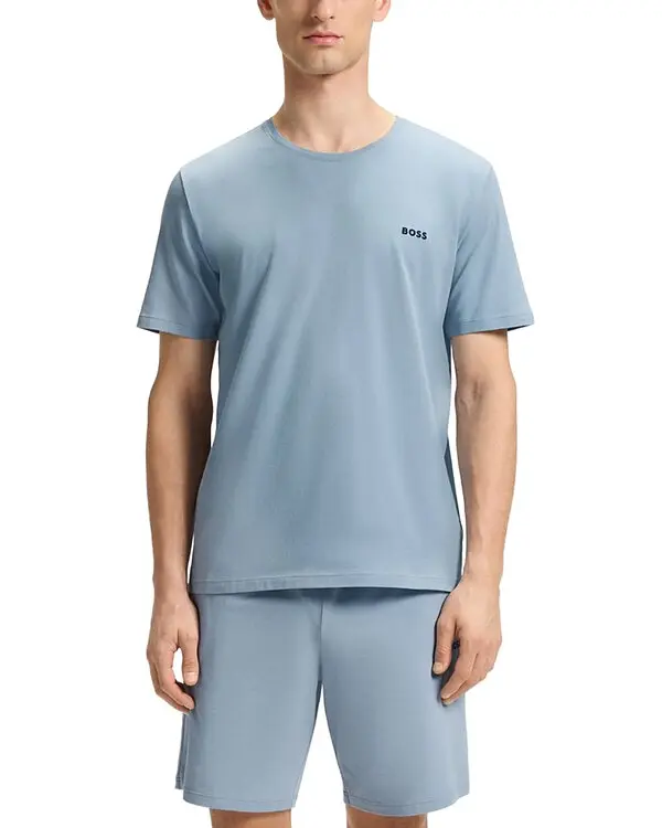 Hugo Boss Mix & Match Logo Tee - Open Blue
