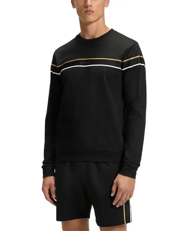 Hugo Boss Striped Cotton Sweatshirt
