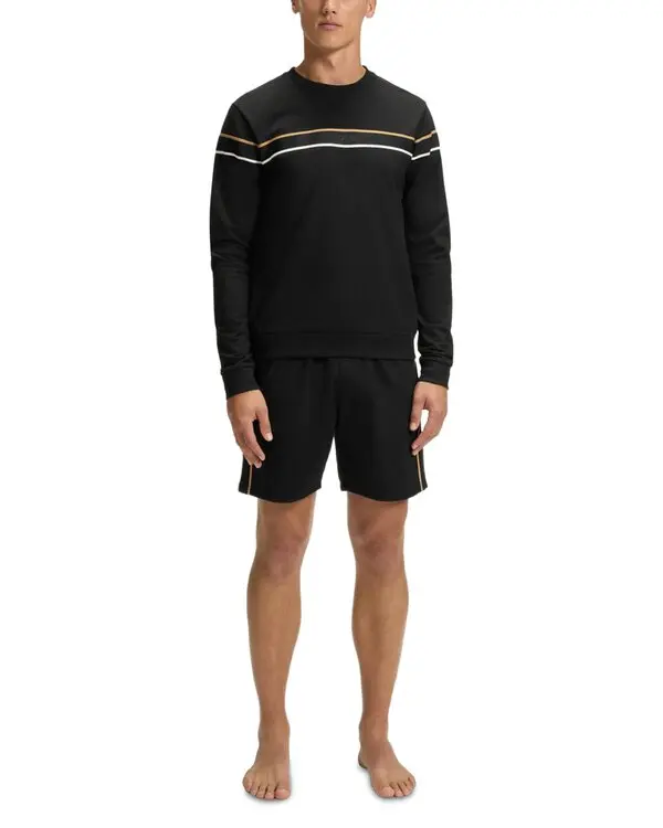 Hugo Boss Striped Cotton Sweatshirt