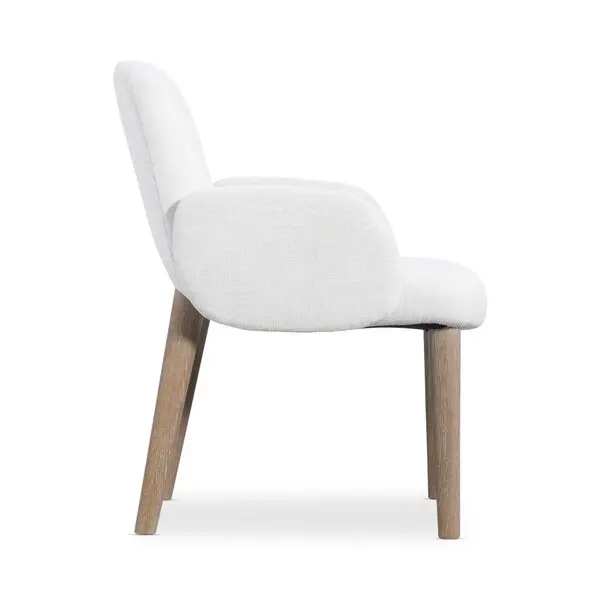 BERNHARDT Loggia White Arm Chair