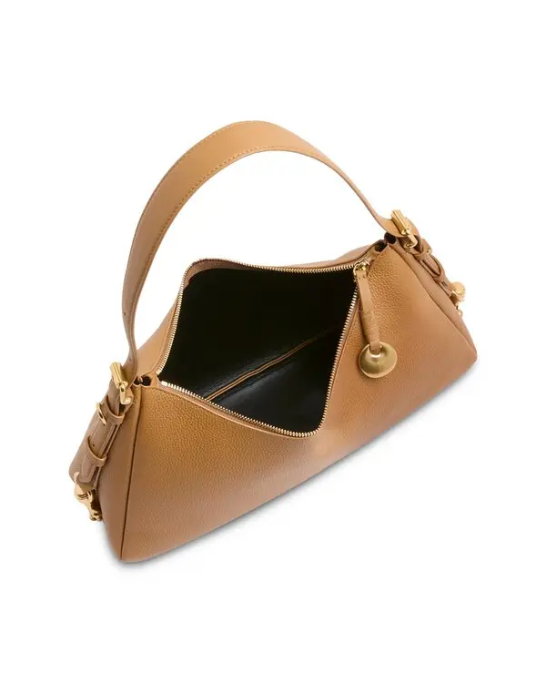 Rebecca Minkoff Mia Large Leather Shoulder Bag - Mocha