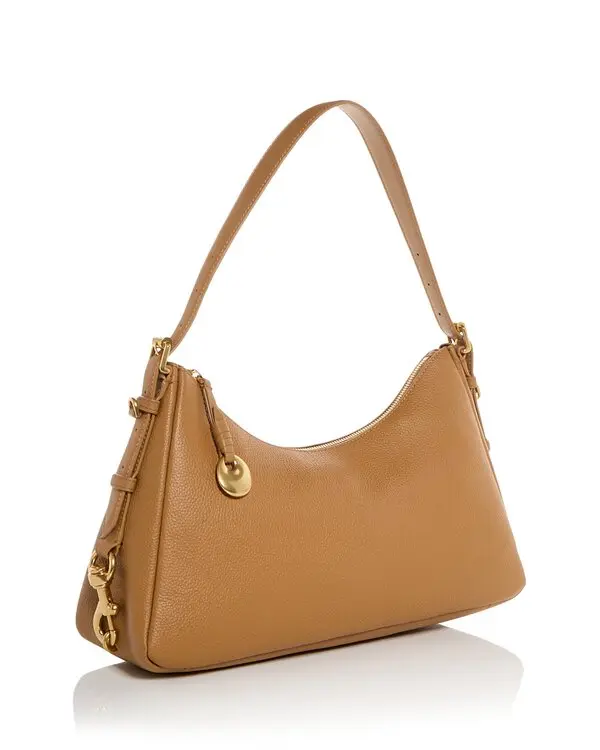 Rebecca Minkoff Mia Large Leather Shoulder Bag - Mocha