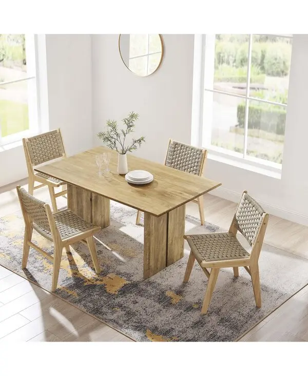 MODWAY Amistad 60 Wood Dining Table