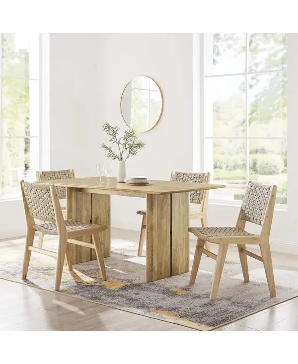 MODWAY Amistad 60 Wood Dining Table