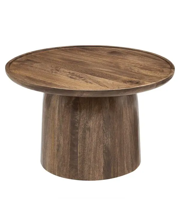 MODWAY Holloway 30 Round Wood Coffee Table