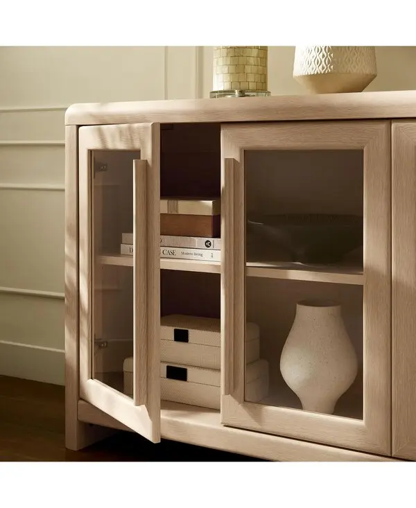 MODWAY Evren 4-door Sideboard Storage Display Cabinet