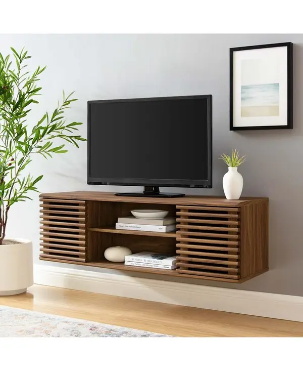 MODWAY Render 46 Wall-mount Media Console Tv Stand