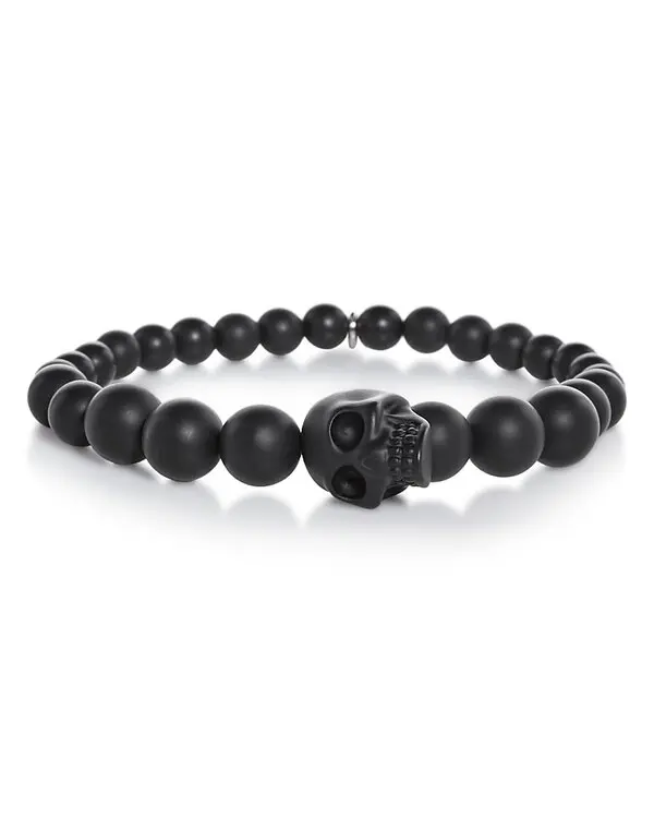Alexander McQueen Skull Ball Bracelet - Black