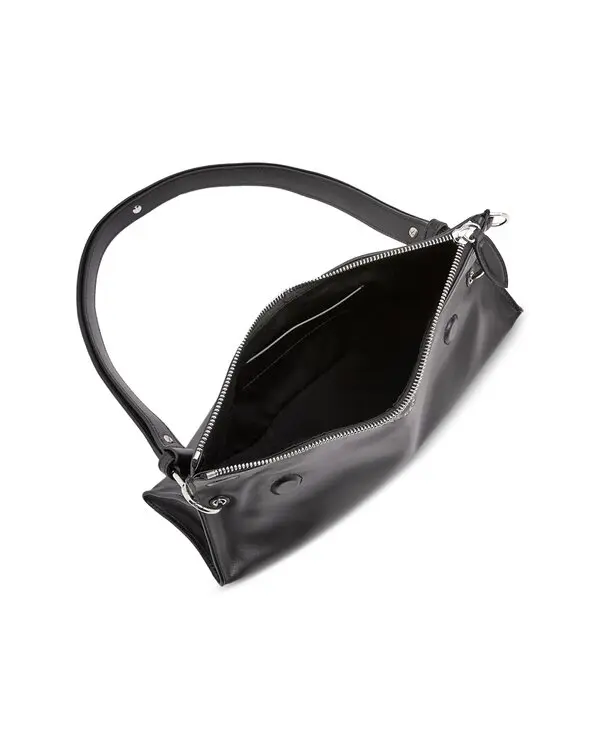Alexander McQueen Manta Leather Clutch - Black