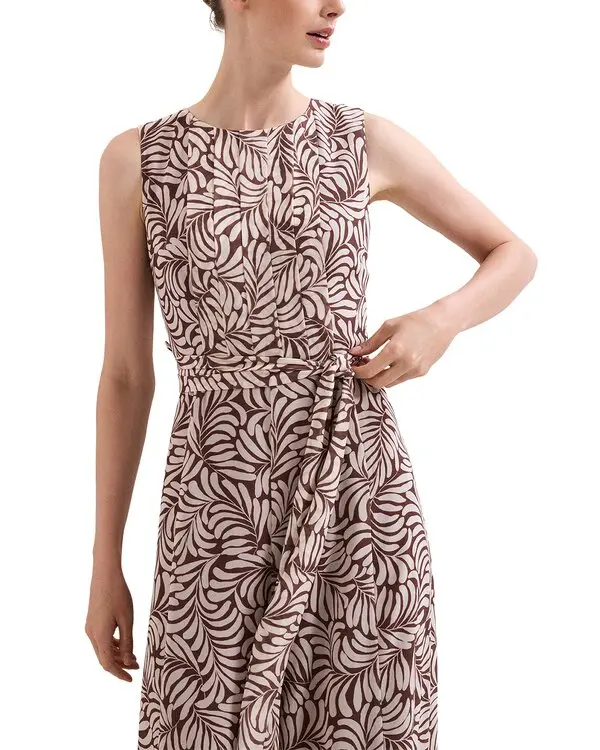 PHASE EIGHT Janine Leaf Print Jumpsuit