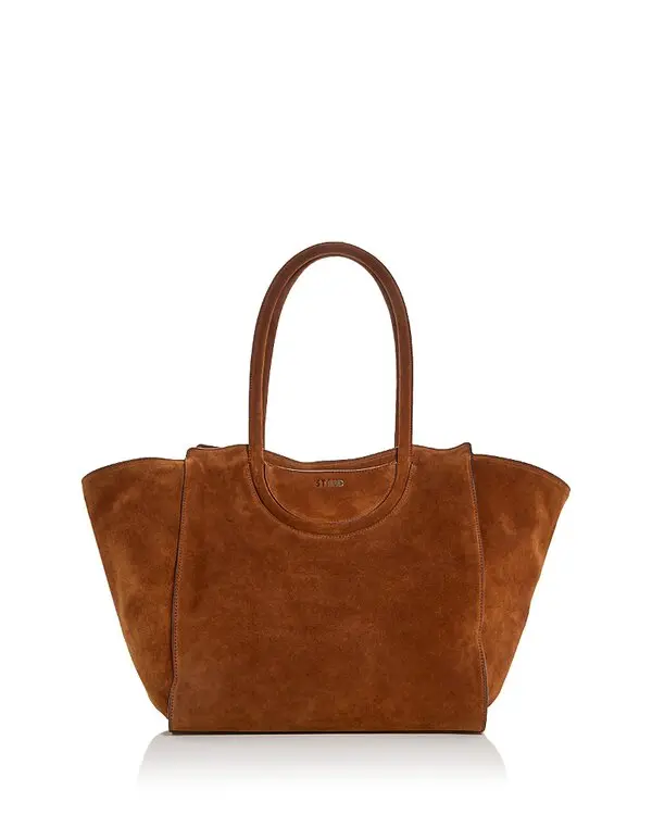 Staud Maude Suede Tote - Tabacco