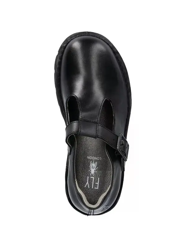 Fly London Buckle-strap Lug-sole Shoes