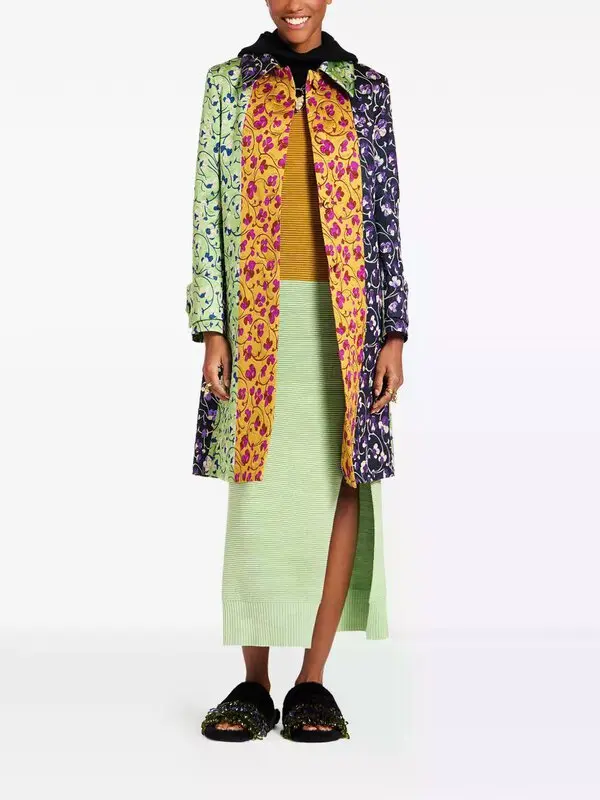 La DoubleJ Floral Print Coat