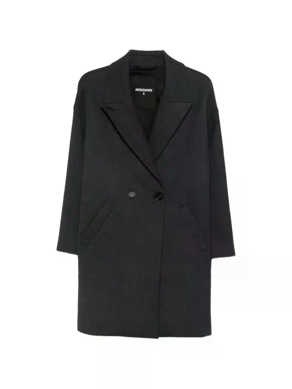 Patrizia Pepe Double-breasted Overcoat