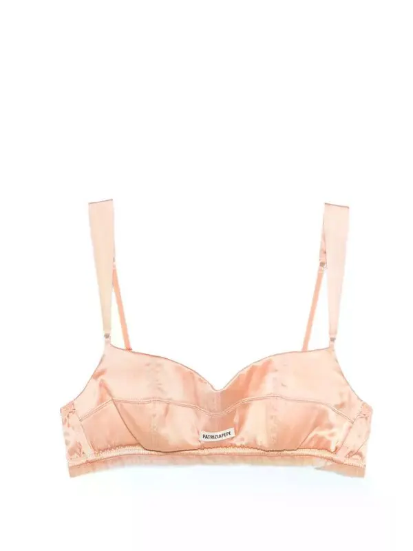 Patrizia Pepe Logo-detail Bra - Pink