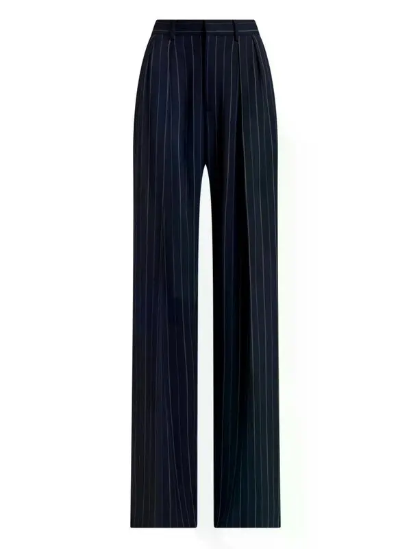 Ralph Lauren Jody Striped Trousers - Blue