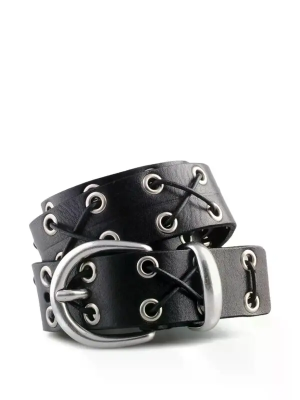 MOLEBO Eyelet Leather Belt