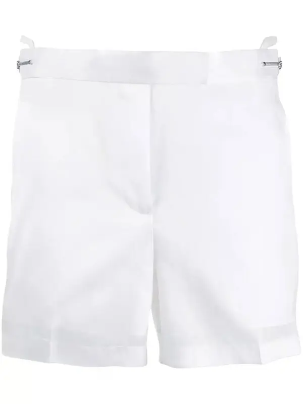Helmut Lang High-waist Satin Shorts - White
