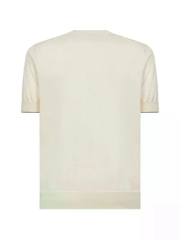 Brunello Cucinelli Ribbed Short-sleeves T-shirt - Neutrals