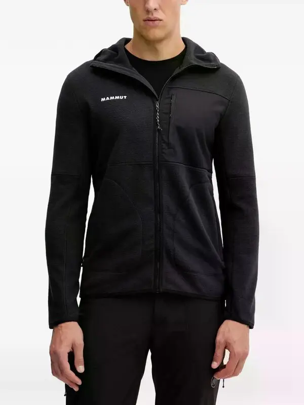 MAMMUT Logo-print Zip Up Hoodie